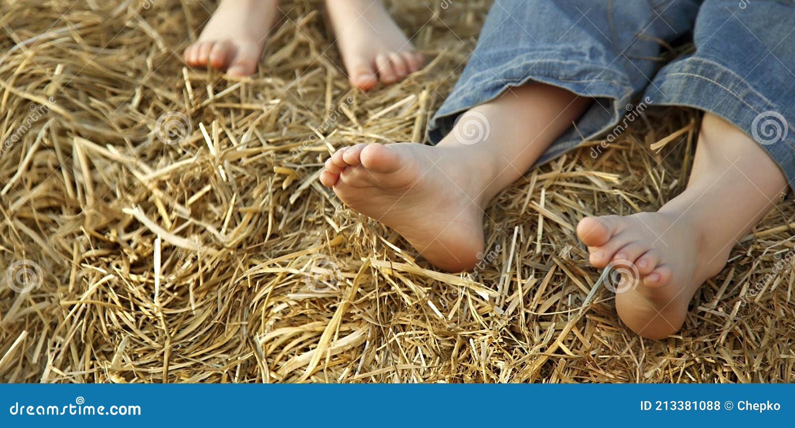 Barefoot From Children Royalty-Free Stock Image | CartoonDealer.com ...