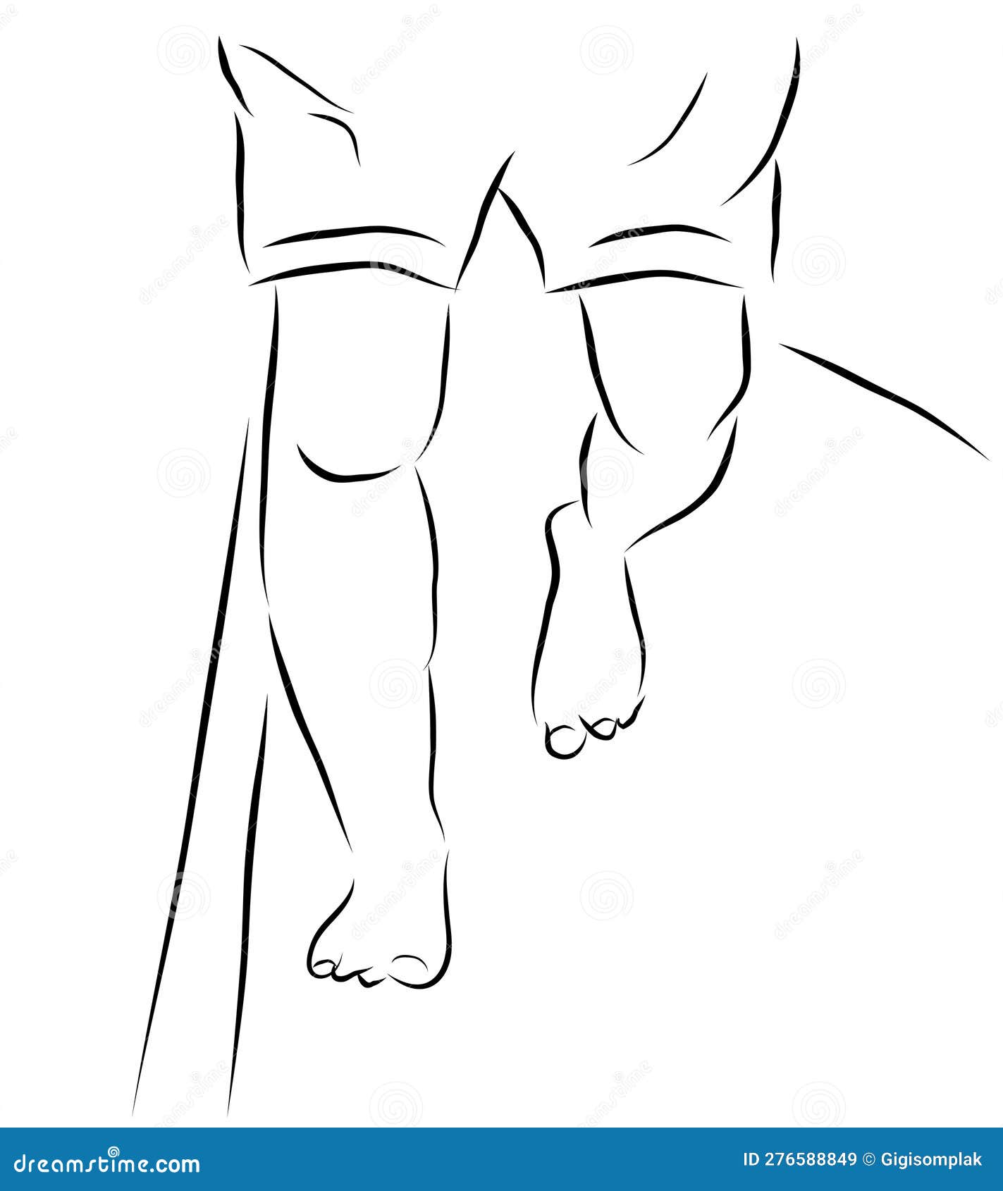 Barefoot Man Runner, Simple Vector Hand Draw Outline Sketch, Isolated ... Barefoot Man Runner, Simple Vector Hand Draw Outline Sketch, Isolated ...