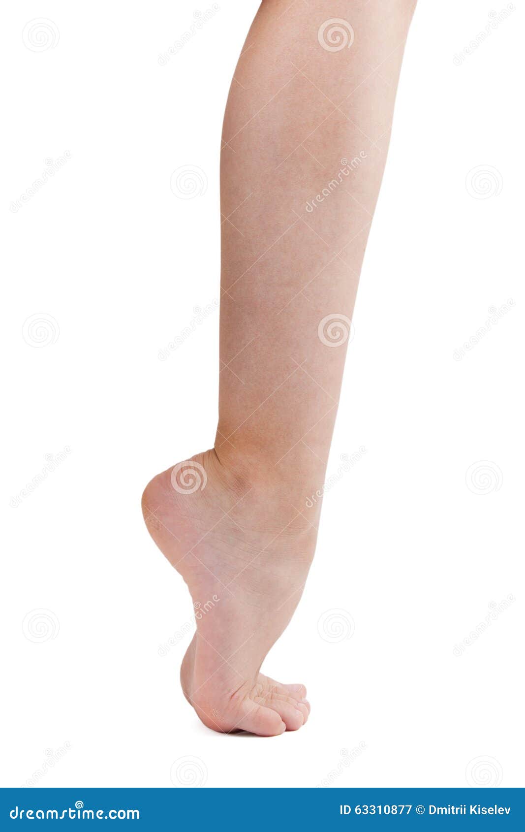 Barefooted human foot stock image. Image of ballerina - 63310877
