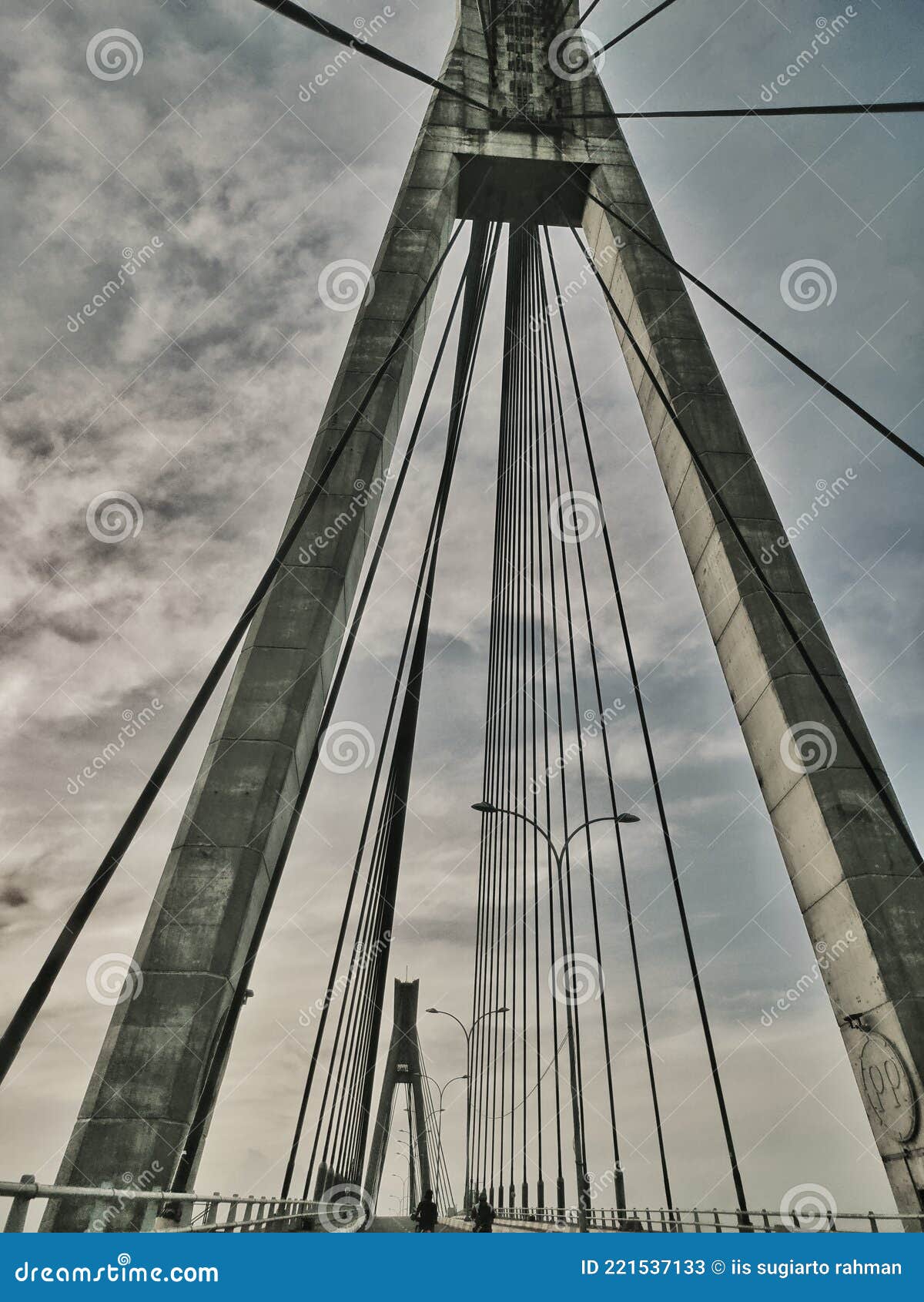 Barelang bridge stock image. Image of view, barelang - 221537133