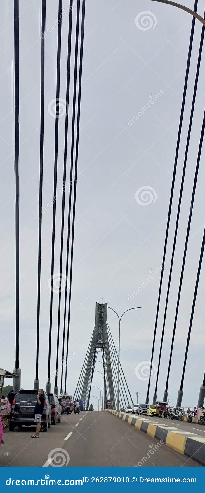 Barelang Bridge editorial image. Image of lighting, bridge - 262879010