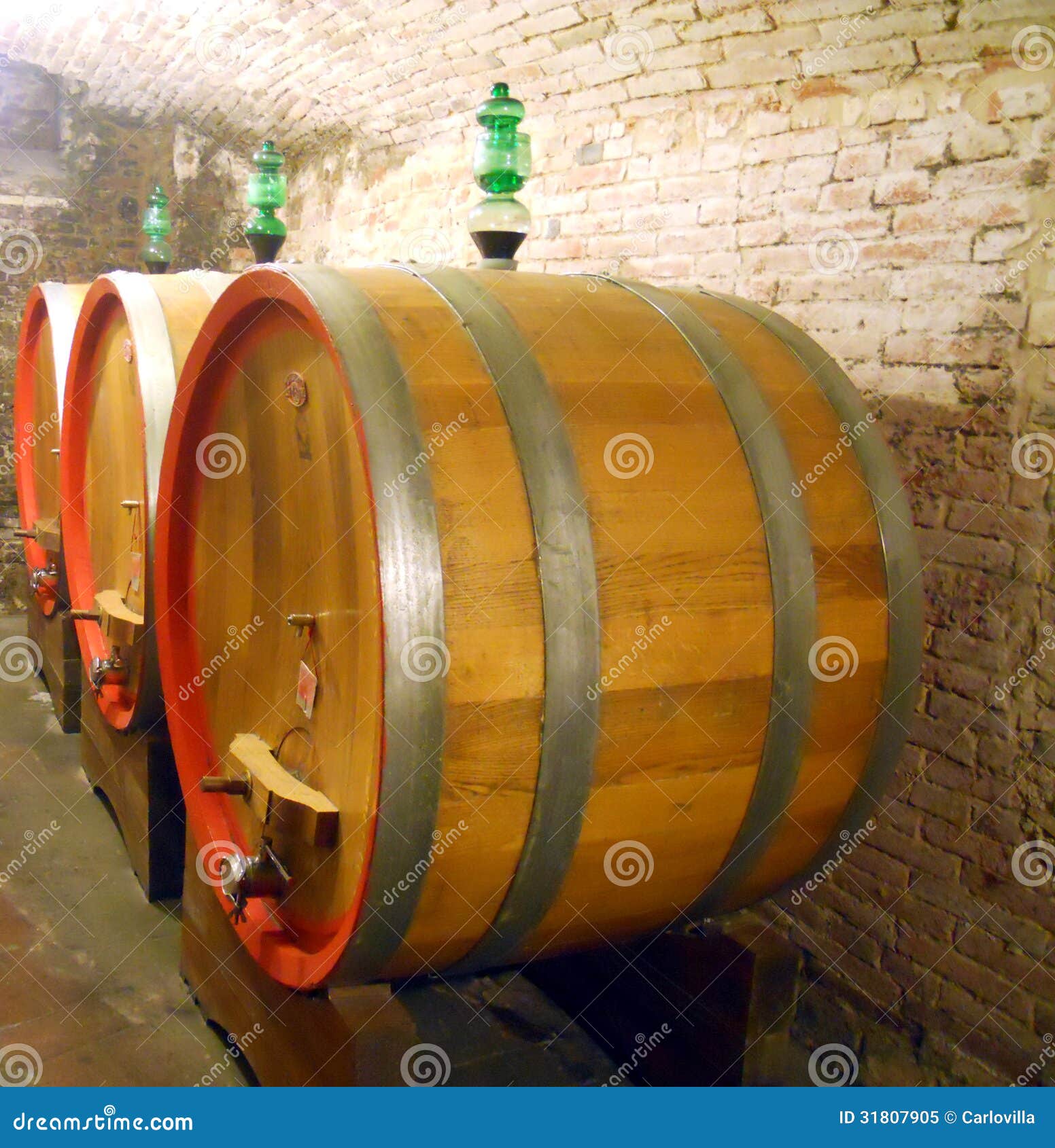 Barells stock image. Image of beverage, viticulture, winery - 31807905