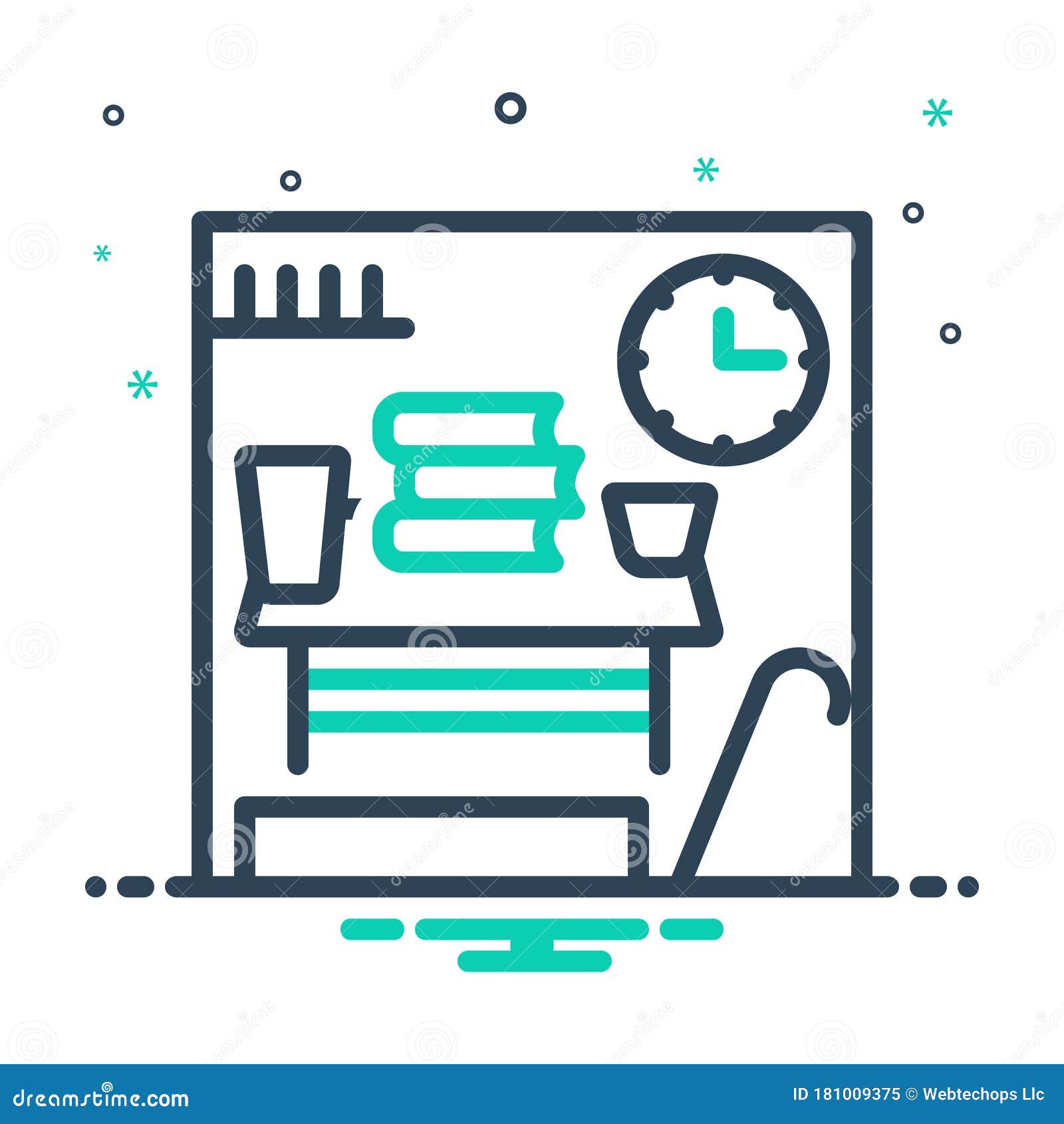 Mix Icon for Barely, Hardly and Laboriously Stock Vector - Illustration ...