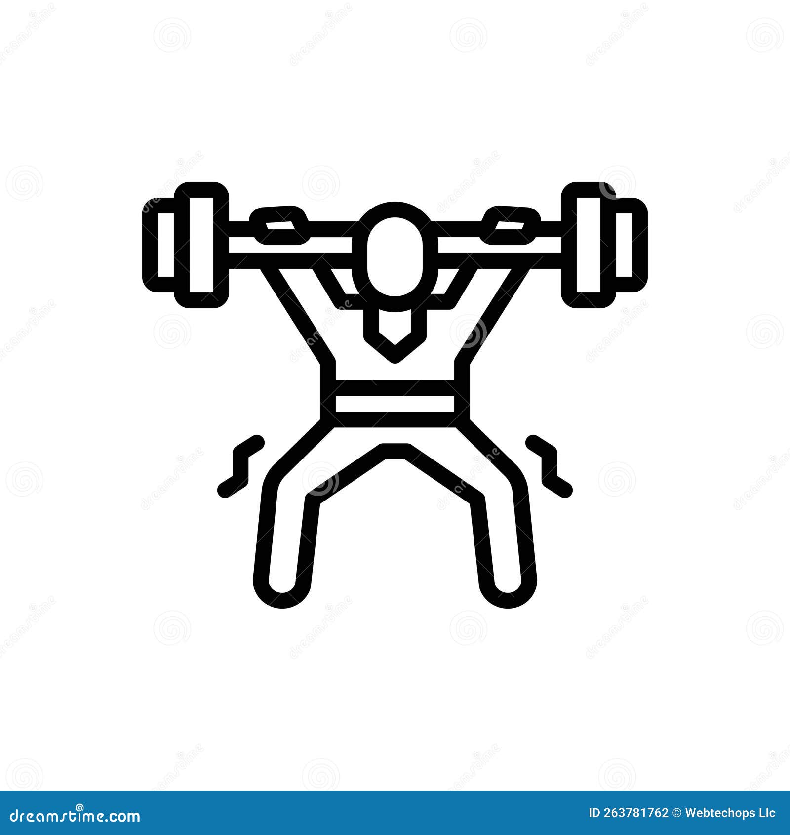 Black Line Icon for Barely, Hardly and Laboriously Stock Vector ...