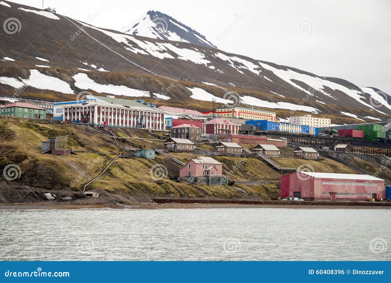 Barentsburg, Russian Settlement in Svalbard, Norway Stock Photo - Image ...