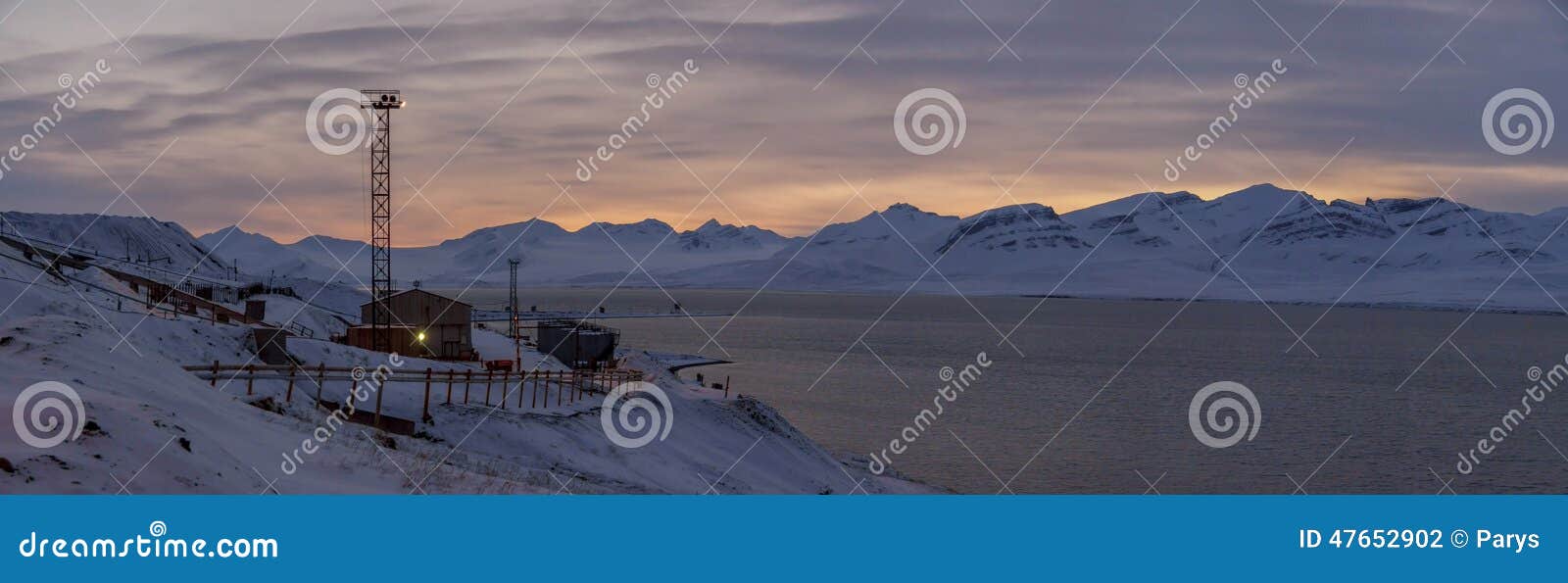 Barentsburg - Russian Village on Spitsbergen Stock Photo - Image of ...