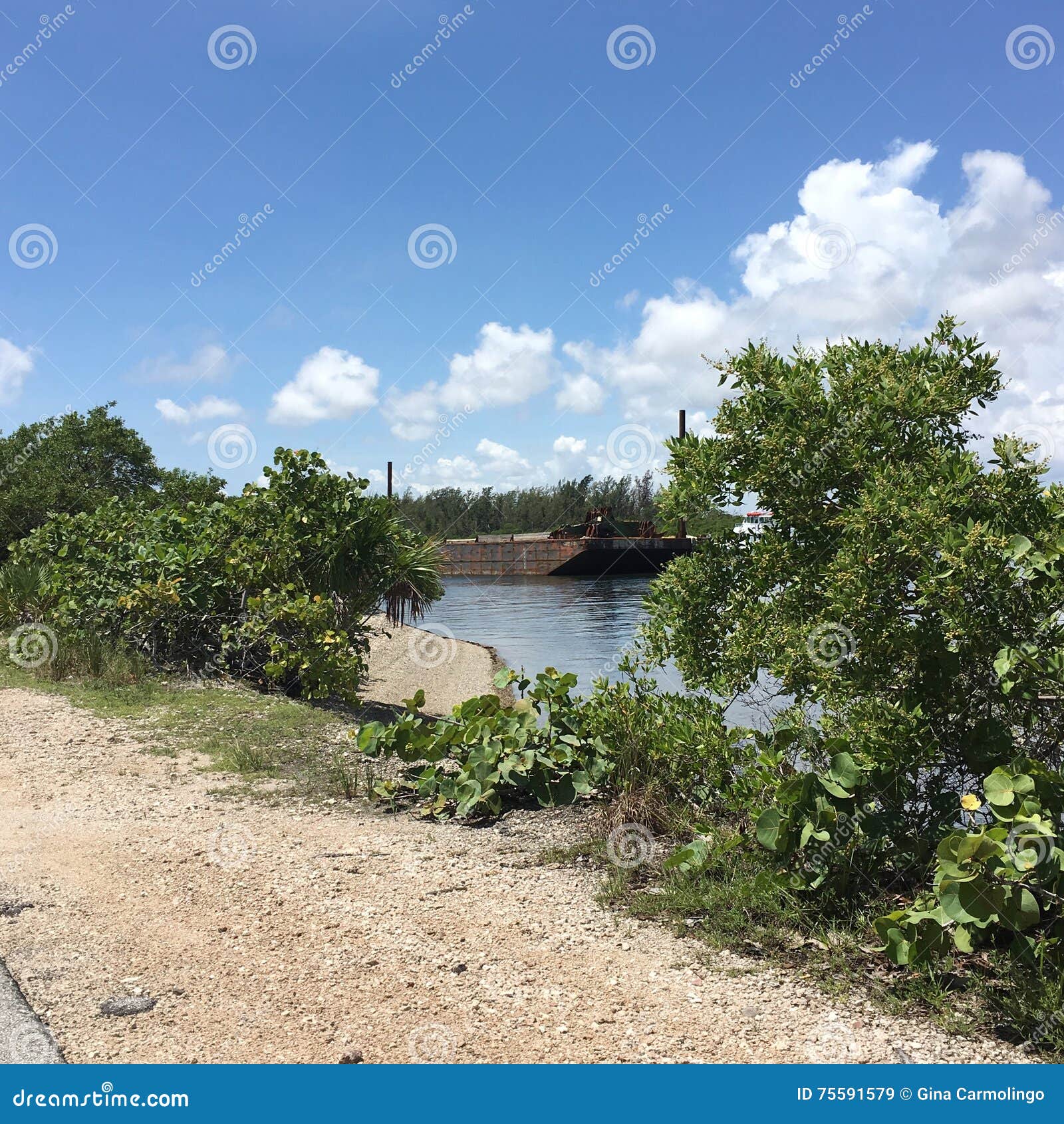 Barg outside state park stock image. Image of barg, waterway - 75591579