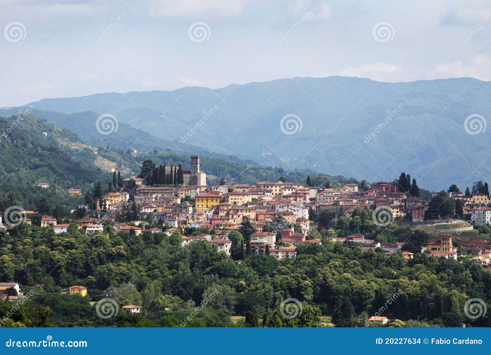 Barga stock photo. Image of picturesque, mountain, tuscany - 20227634