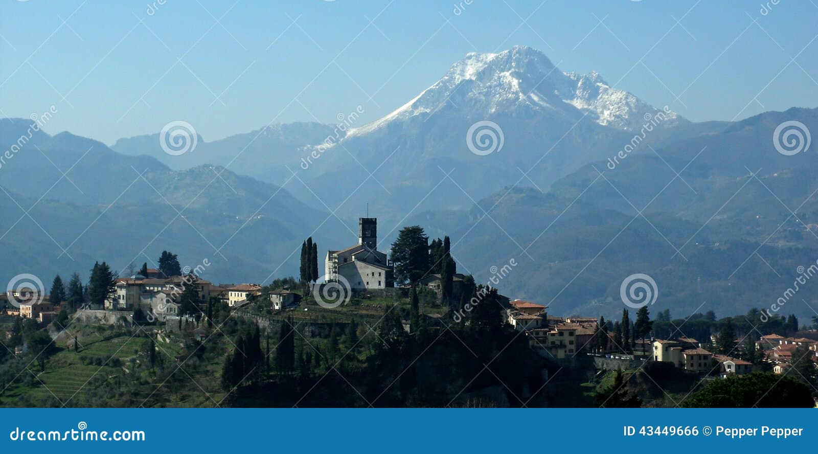 Barga stock photo. Image of medieval, landscape, italy - 43449666