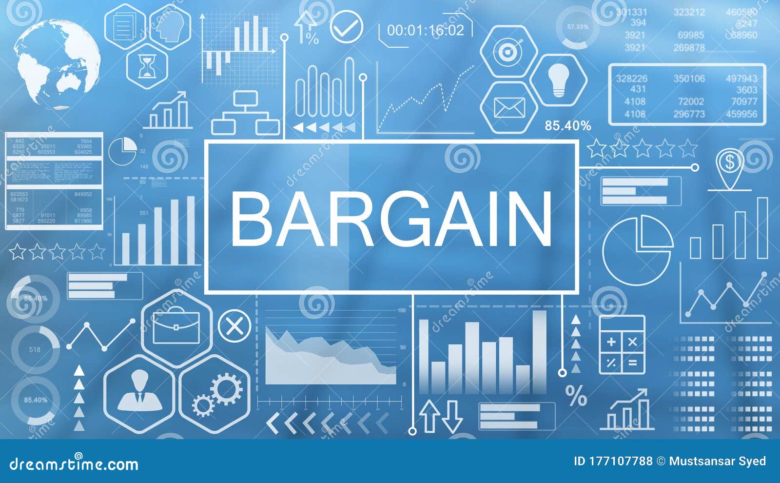 Bargain, Animated Typography Stock Illustration - Illustration of ...