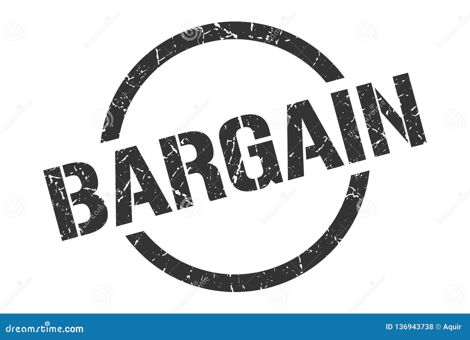 Bargain stamp stock vector. Illustration of bargain - 136943738