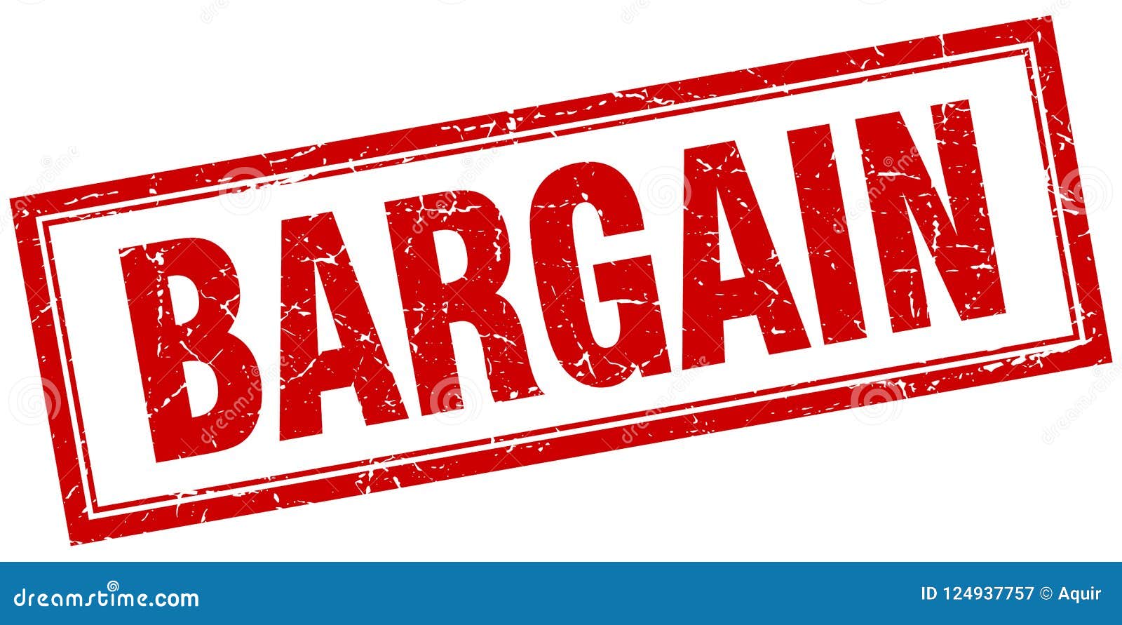 Bargain stamp stock vector. Illustration of retro, scratched - 124937757