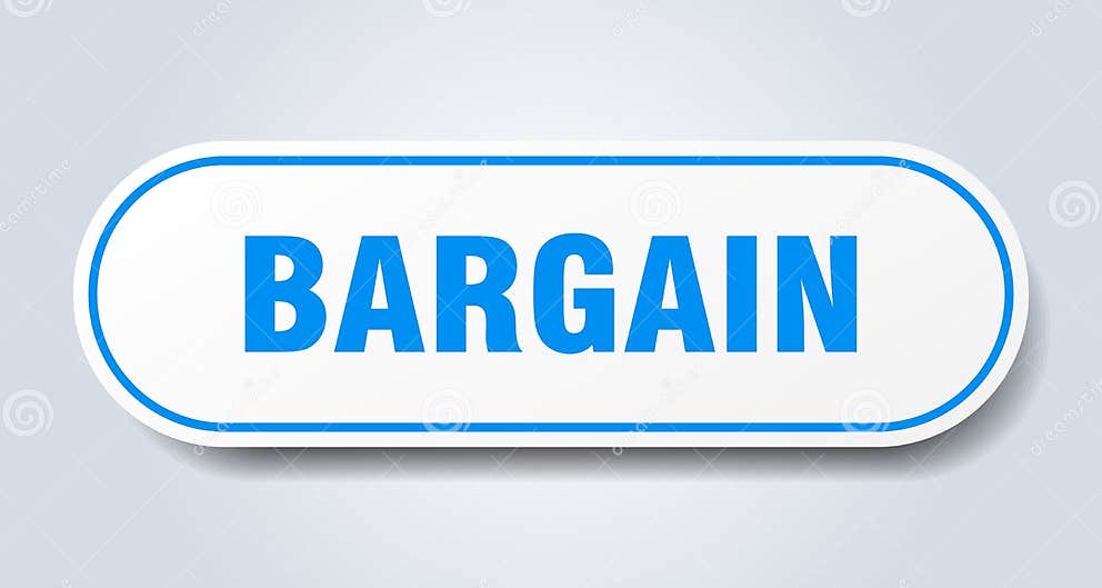 Bargain sticker. stock vector. Illustration of vector - 197145614