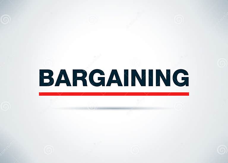 Bargaining Abstract Flat Background Design Illustration Stock ...