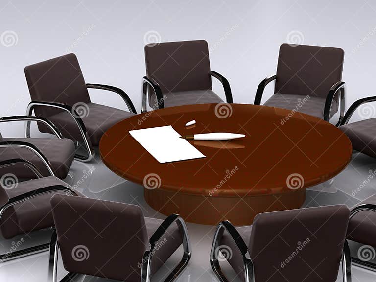 Bargaining table stock photo. Image of letter, chair, objects - 6294672