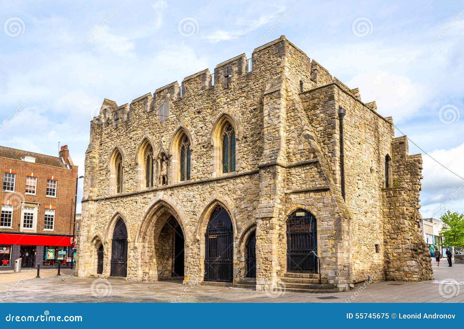 The Bargate, a Medieval Gatehouse in Southampton Stock Image - Image of ...