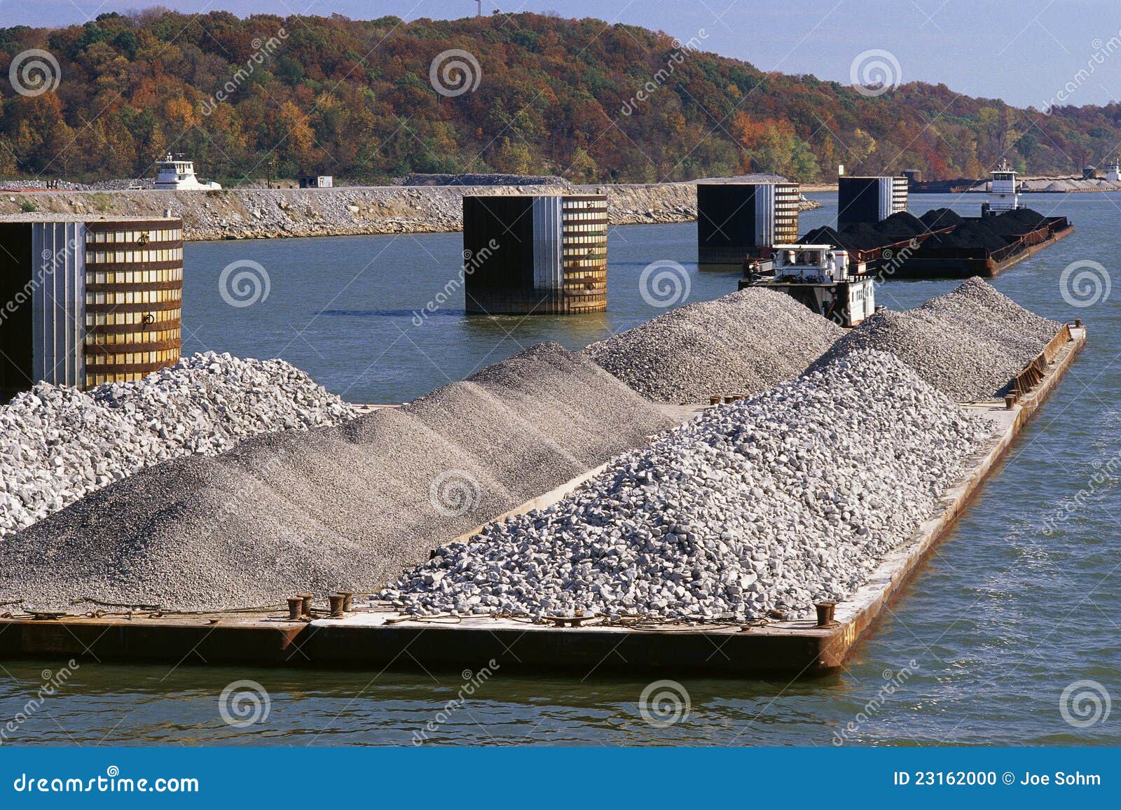 Barge stock photo. Image of america, sohm, shipping, industry - 23162000