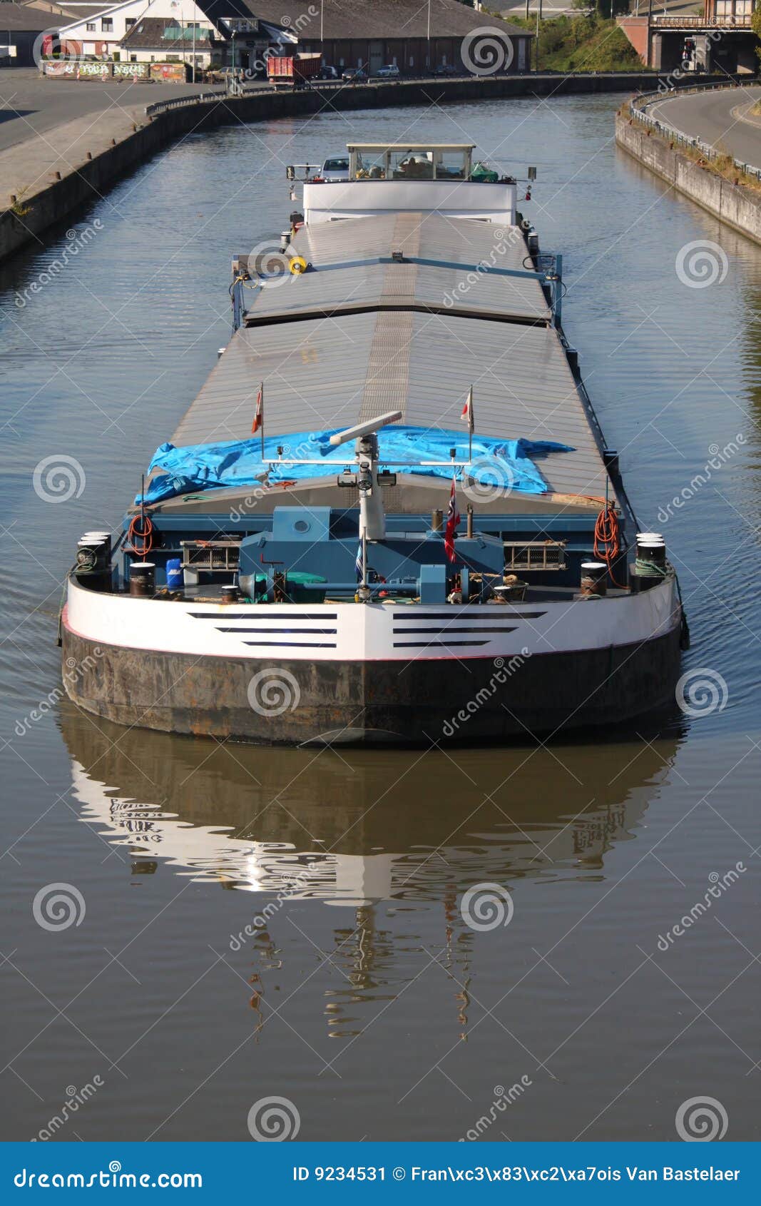 Barge stock image. Image of river, subject, cabin, work - 9234531