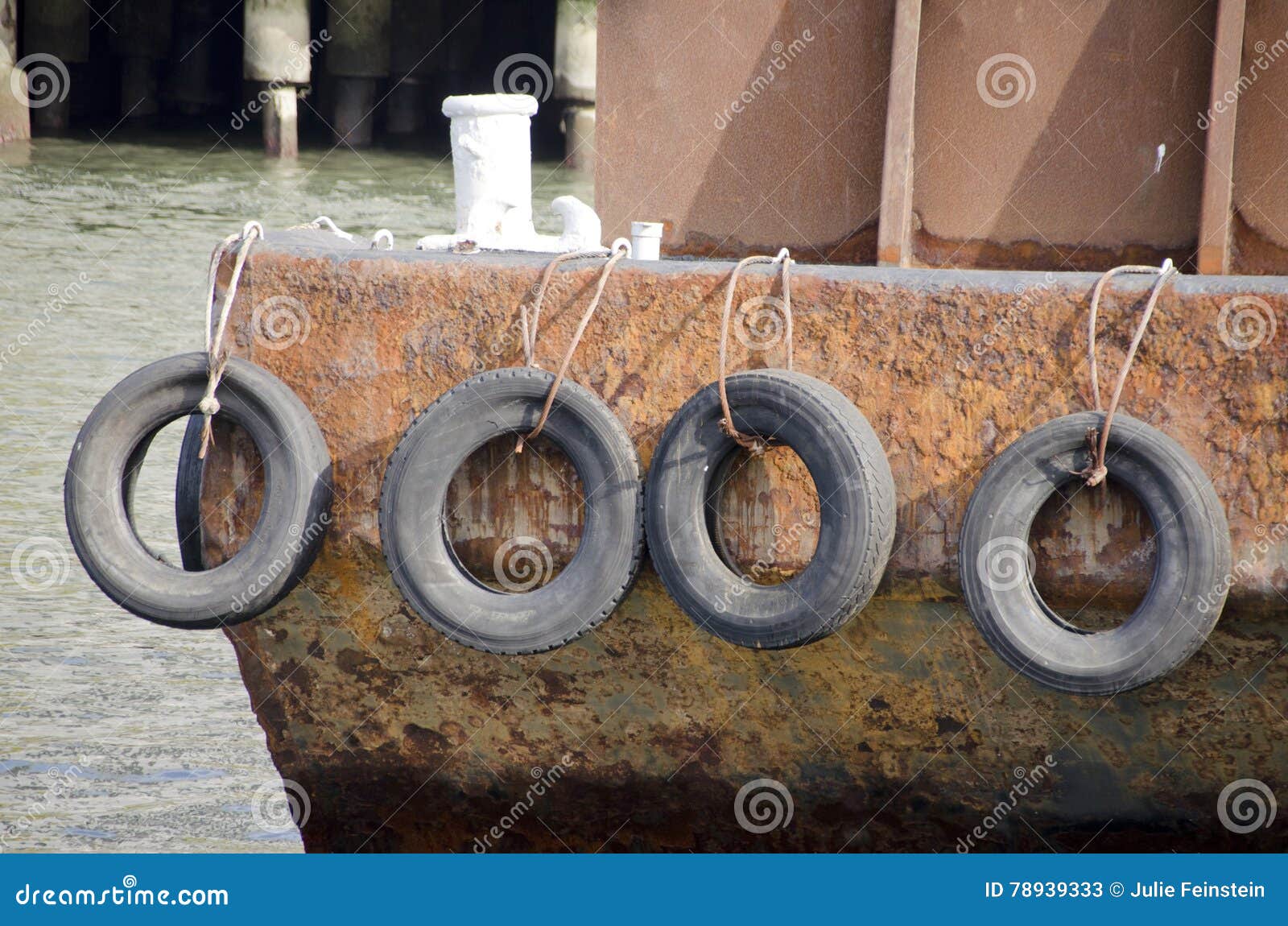Barge Bumpers stock image. Image of tire, protect, absorbers - 78939333