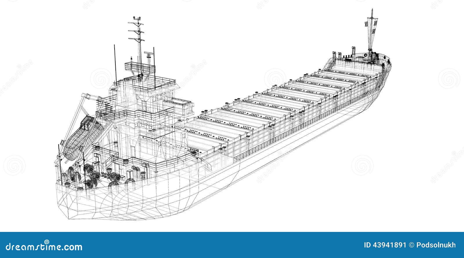 Barge , ship stock image. Image of blue, refinery, anchor - 43941891