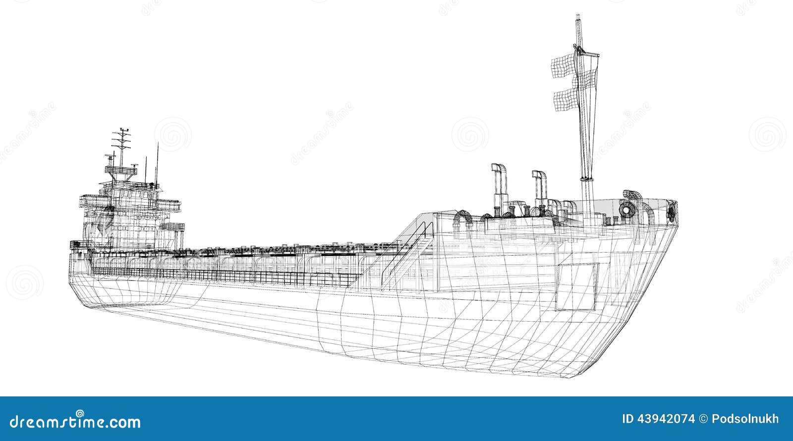 Barge , ship stock photo. Image of heavy, business, cargo - 43942074