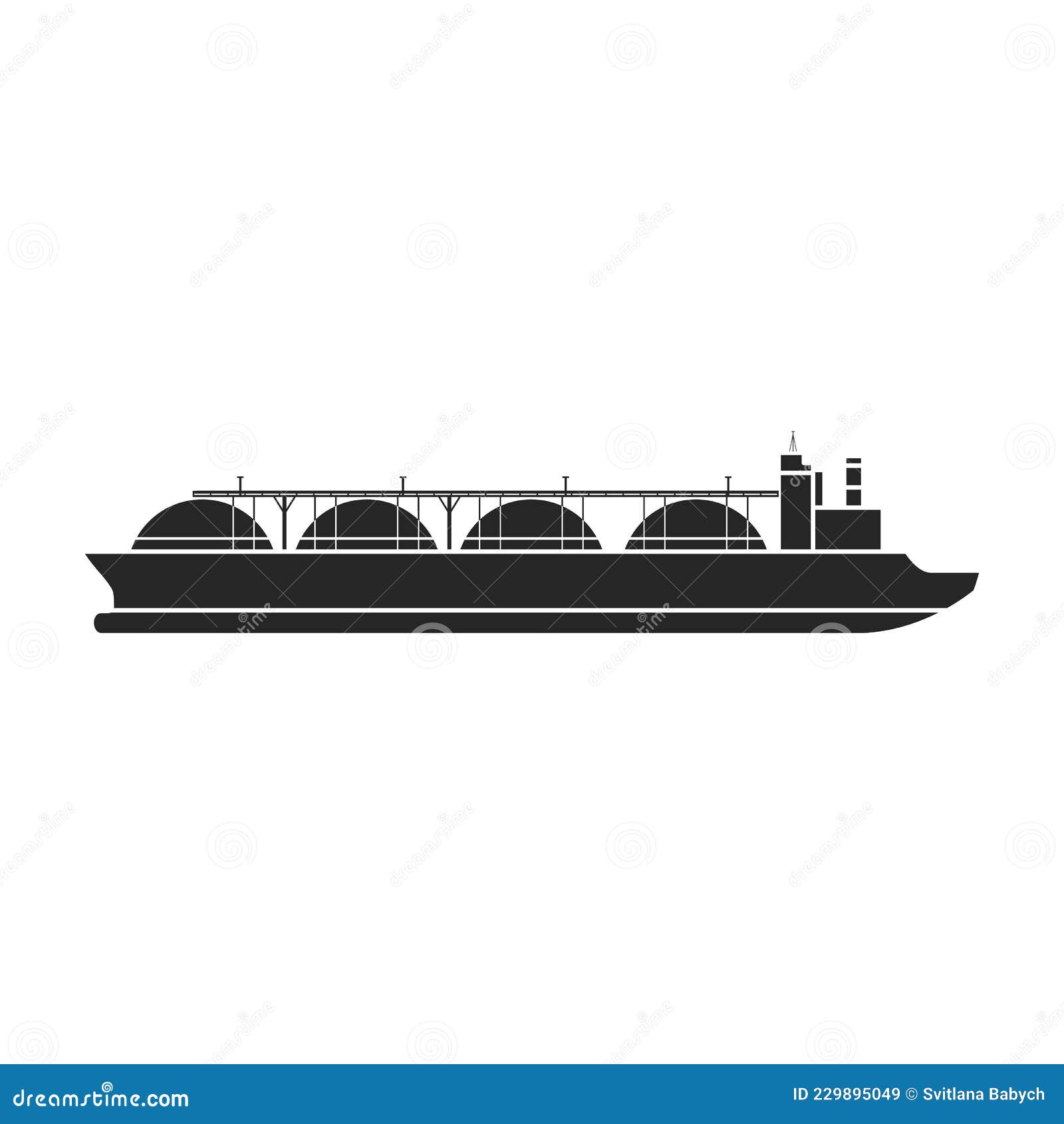 Barge Vector Icon.Black Vector Icon Isolated on White Background Barge ...