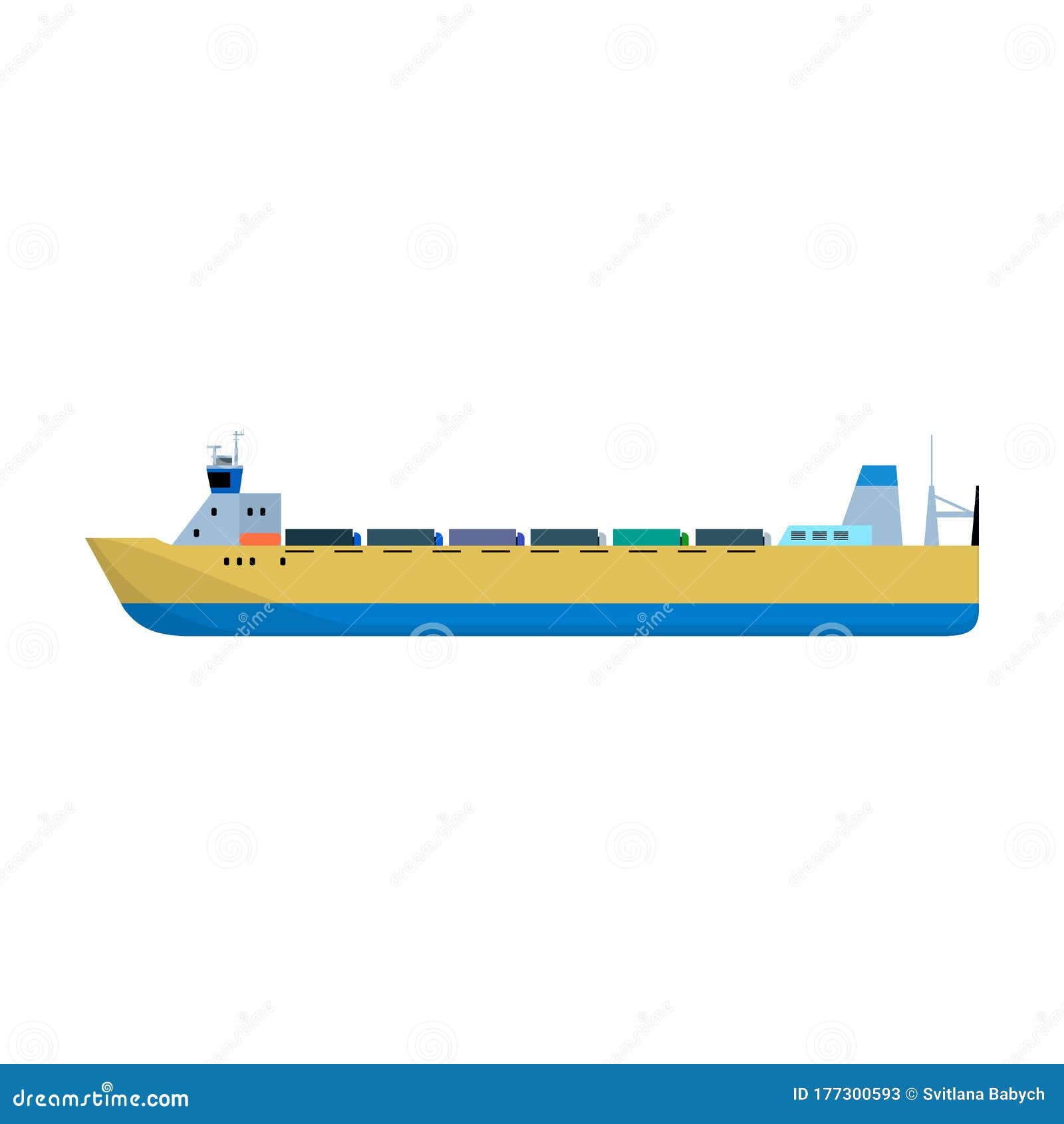 Barge Vector Icon.Cartoon Vector Icon Isolated on White Background ...
