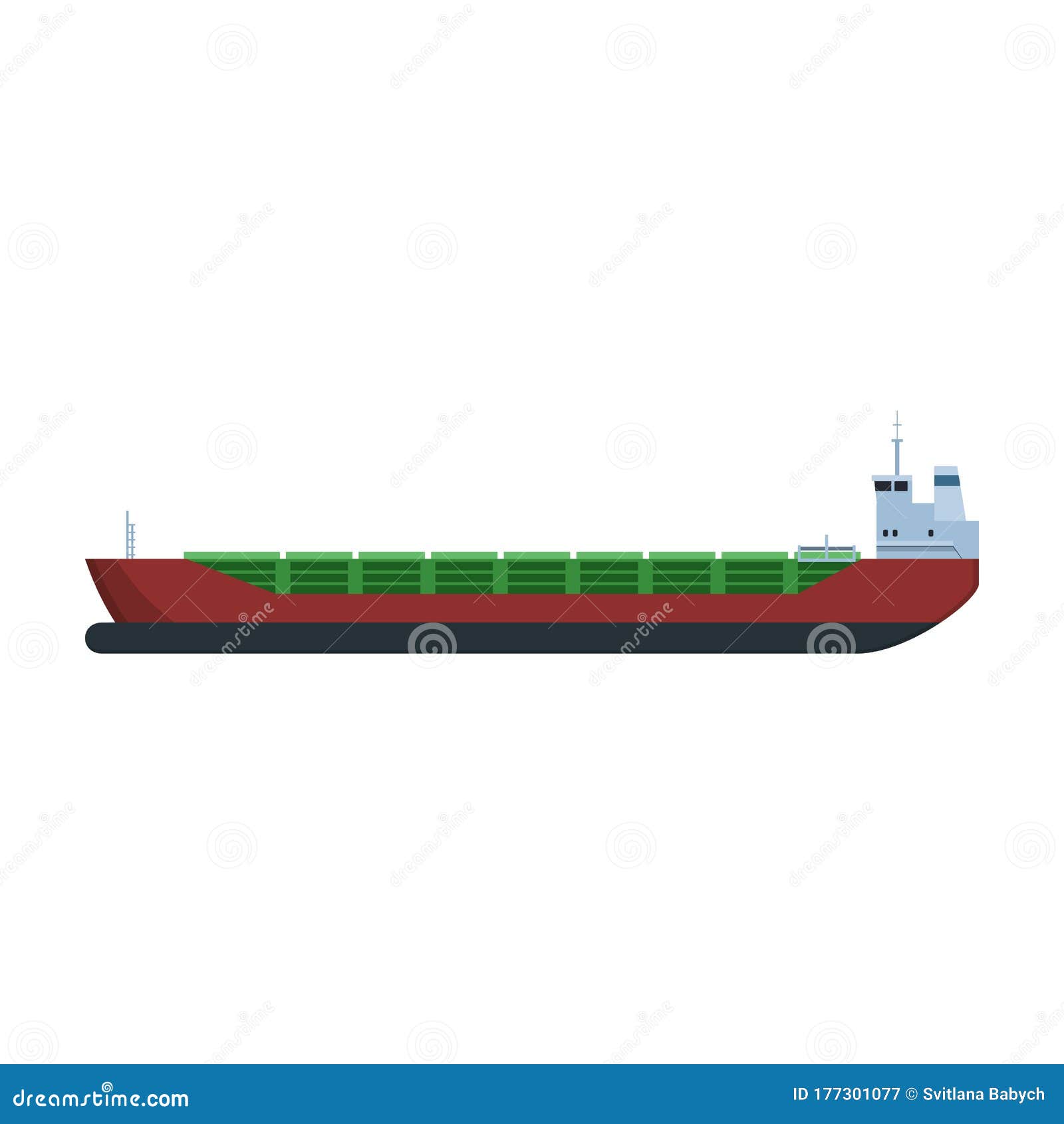 Barge Vector Icon.Cartoon Vector Icon Isolated on White Background ...