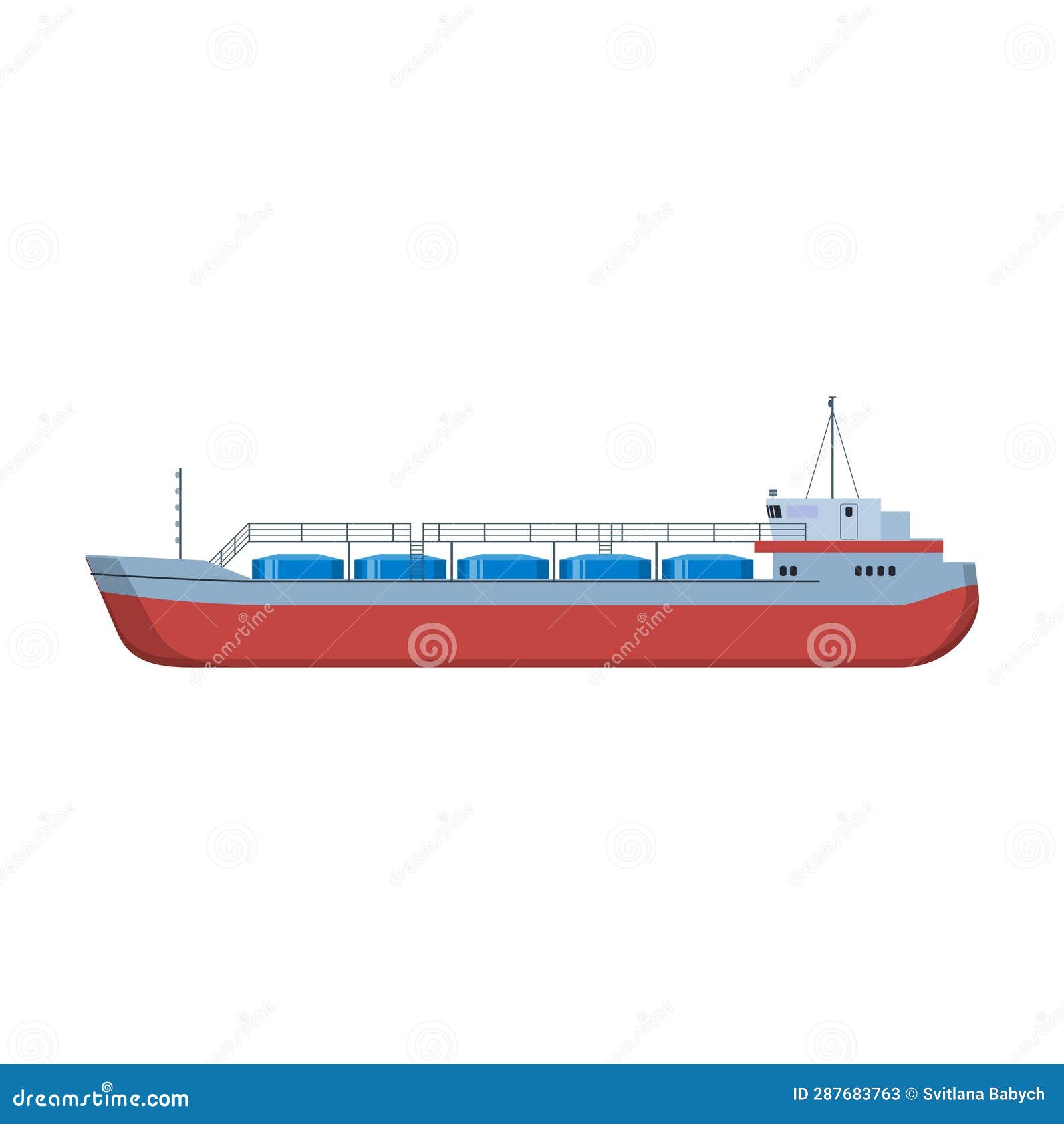 Barge Vector Icon.Color Vector Icon Isolated on White Background Barge ...