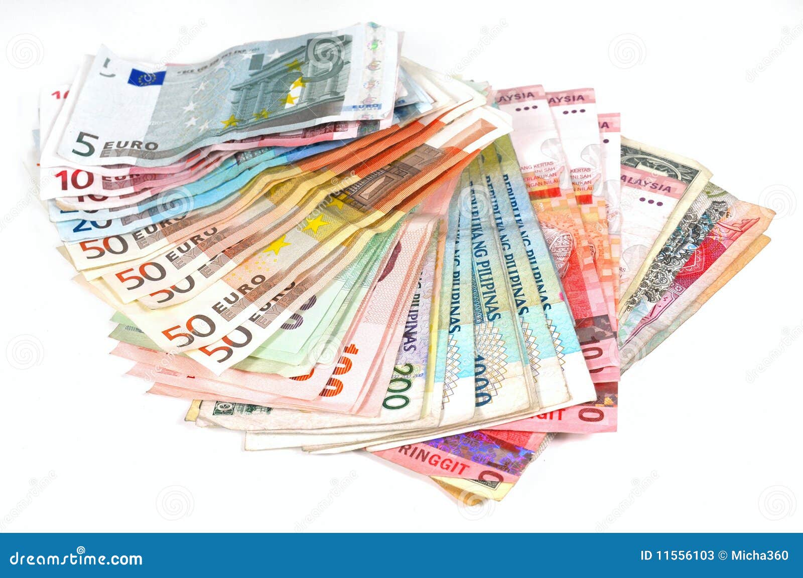 Bargeld stockbild. Bild von münzen, sparungen, austausch - 11556103