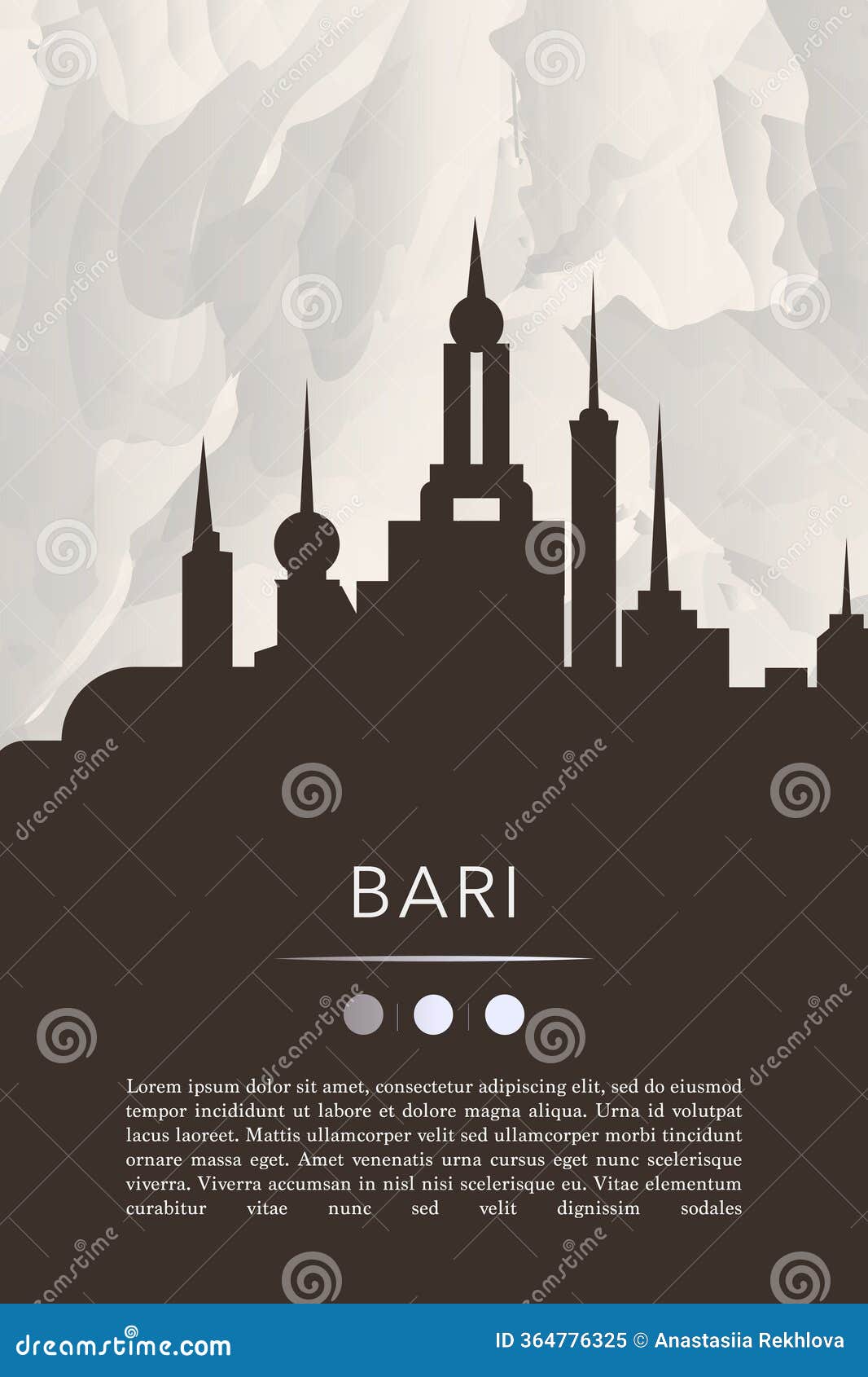 Bari City Travel And Tourism Destination Concept. Italy Flag And Stock Photography ...