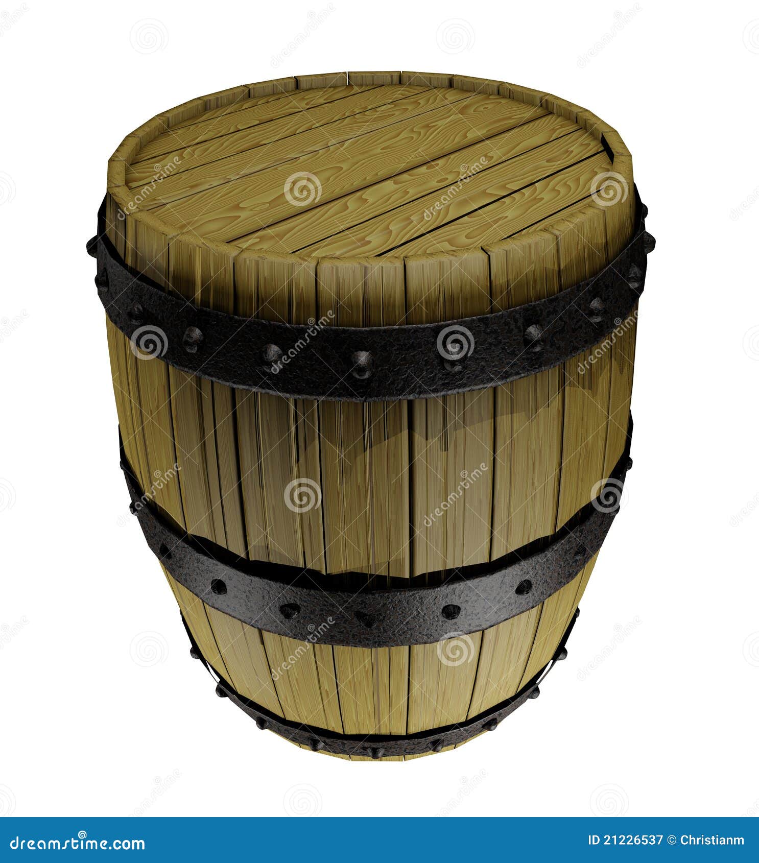 Baril en bois illustration stock. Illustration du barillet - 21226537
