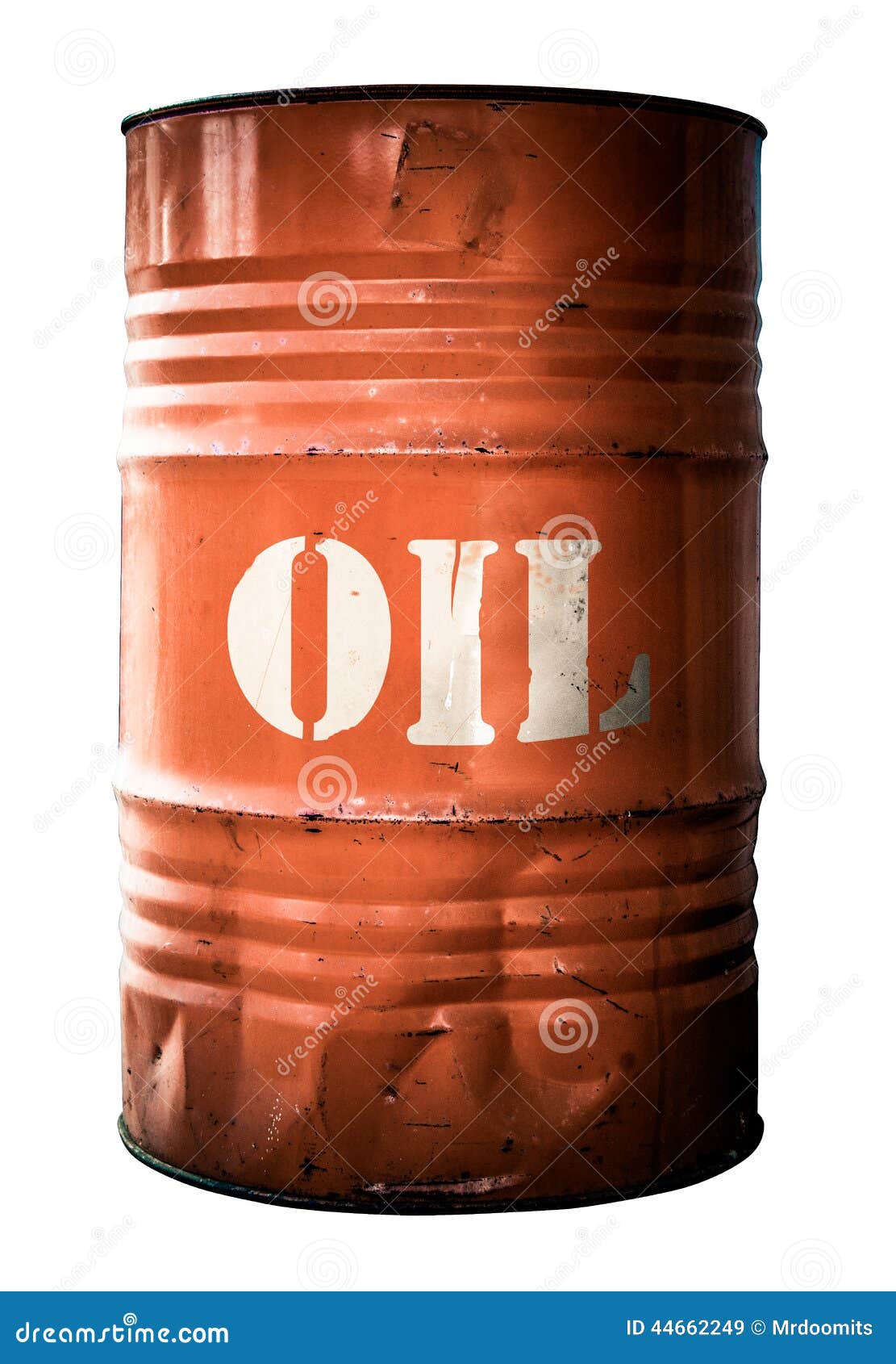 Baril Industriel D'isolement D'huile D'oranges Image stock - Image du ...