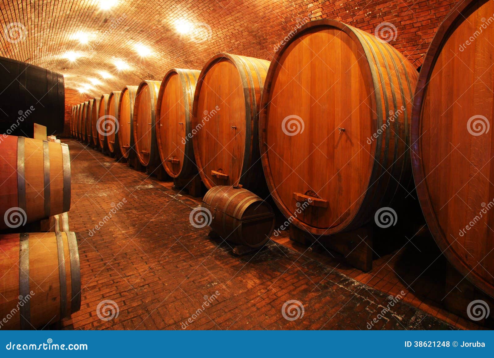 Barilotti di vino fotografia stock. Immagine di memoria - 38621248