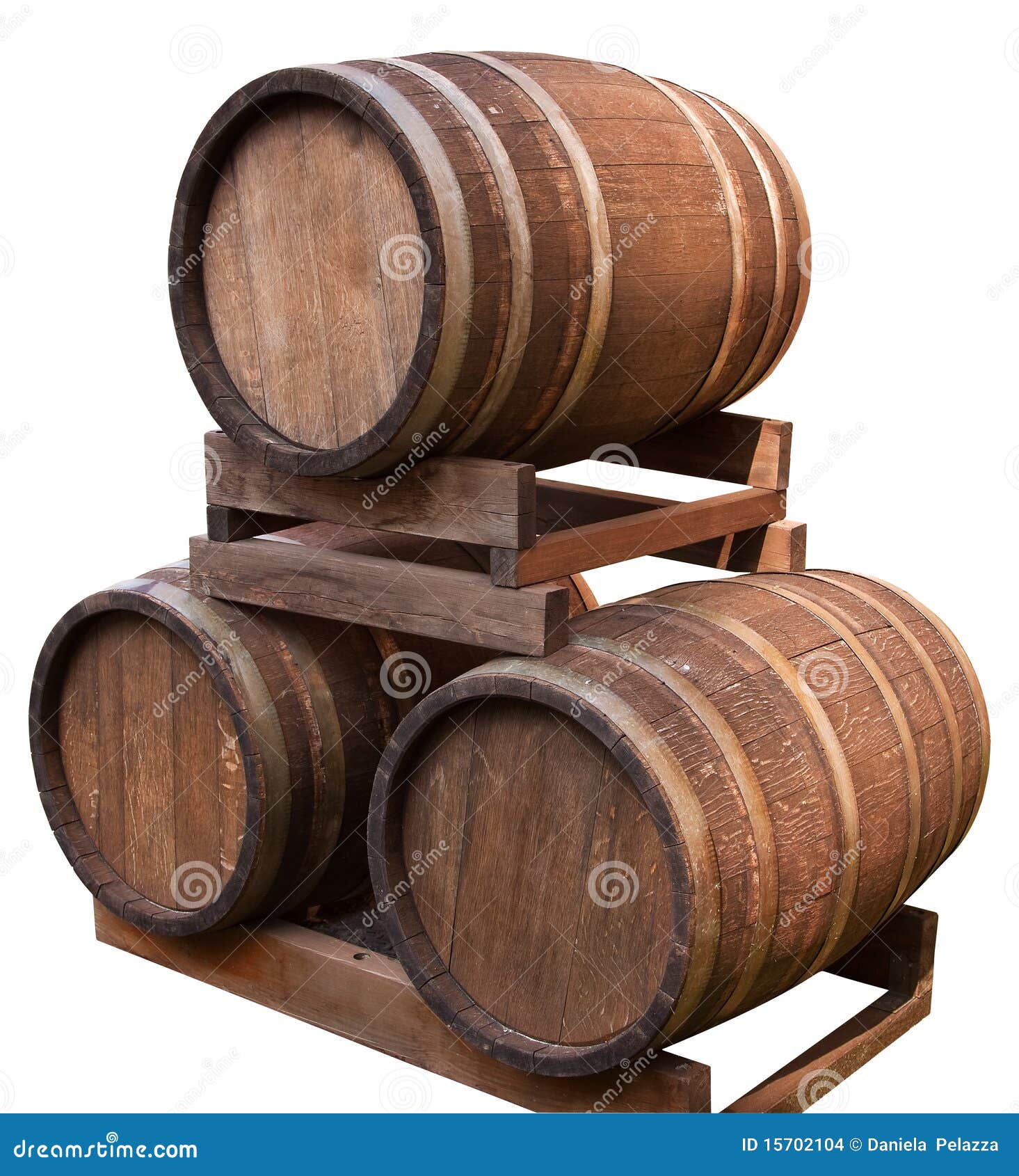 Barils. photo stock. Image du vignoble, pyramide, vieux - 15702104