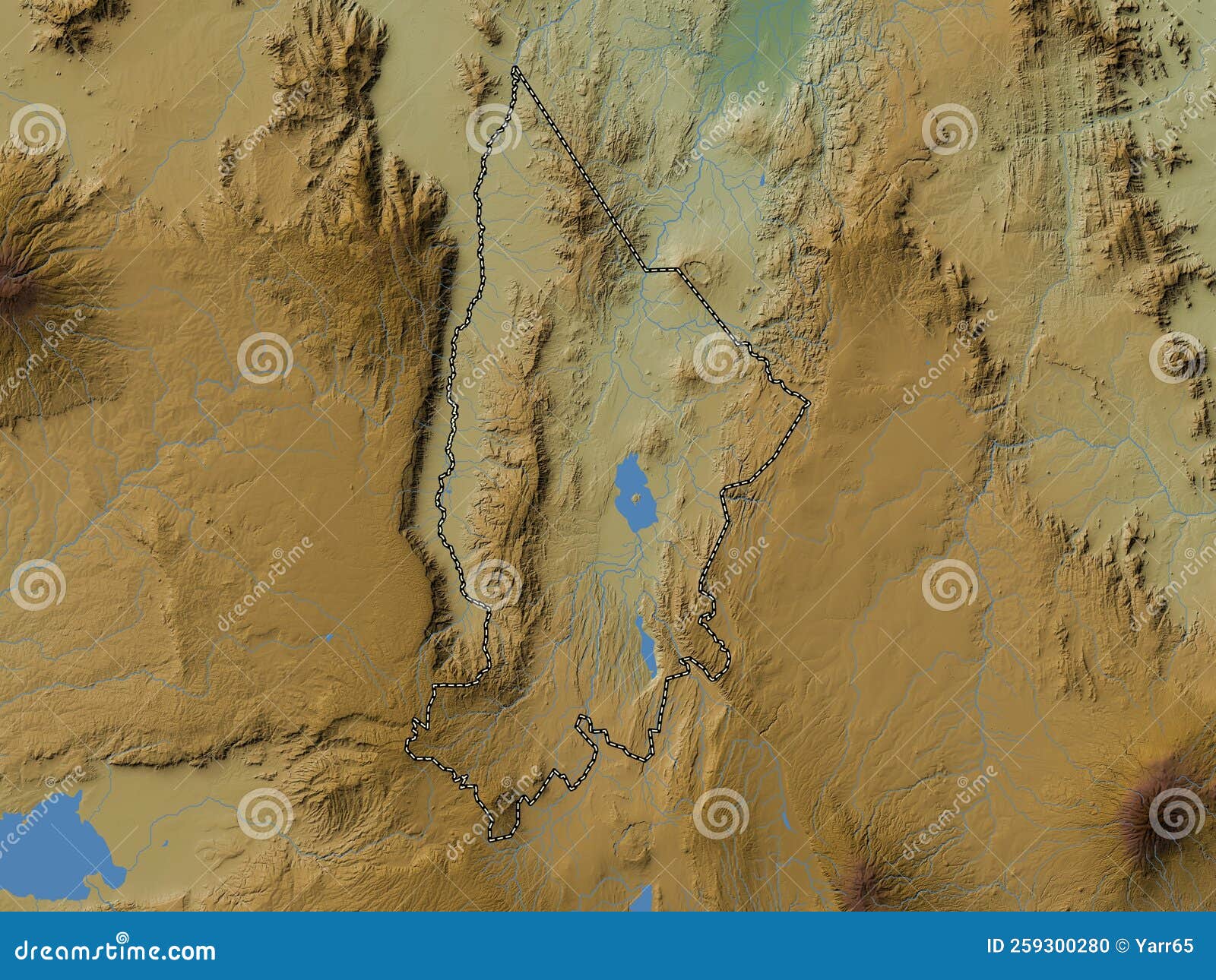 Baringo, Kenya. Physical. No Legend Stock Photo - Image of legend ...