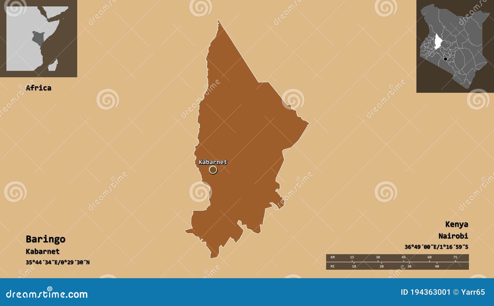 Baringo, County of Kenya,. Previews. Pattern Stock Illustration ...