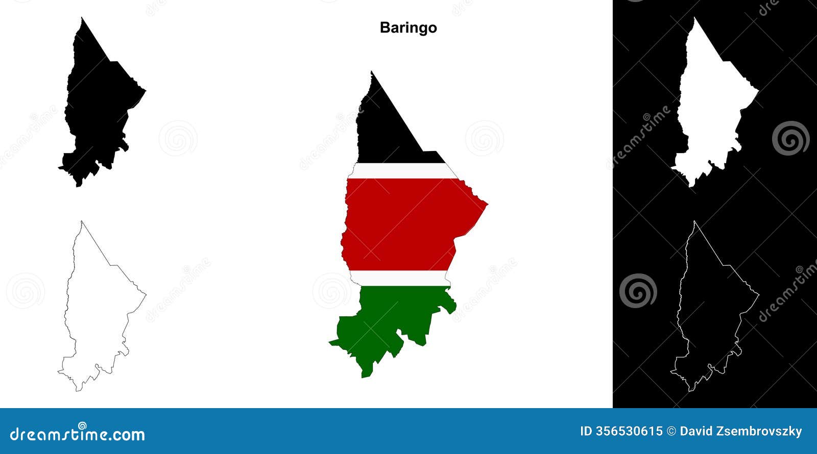 Baringo outline map stock illustration. Illustration of contour - 356530615