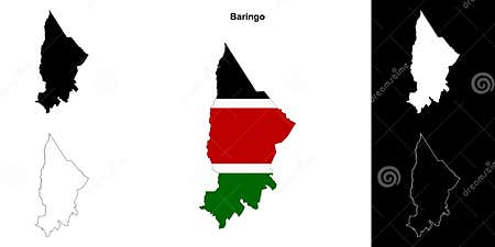 Baringo outline map stock illustration. Illustration of contour - 356530615