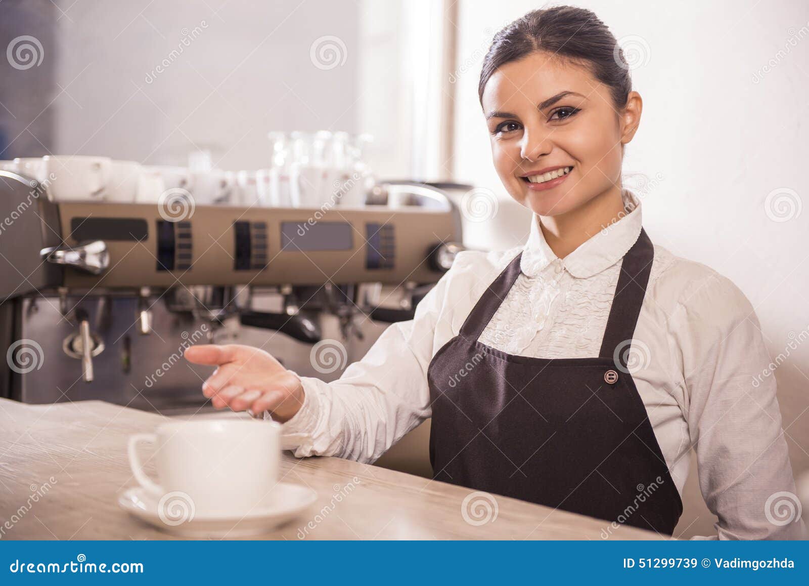 Barista fotografering för bildbyråer. Bild av tjänst - 51299739