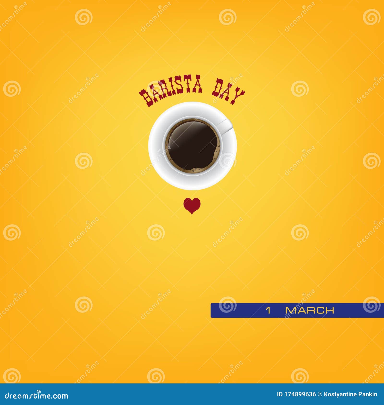 Barista Day stock vector. Illustration of world, vector - 174899636