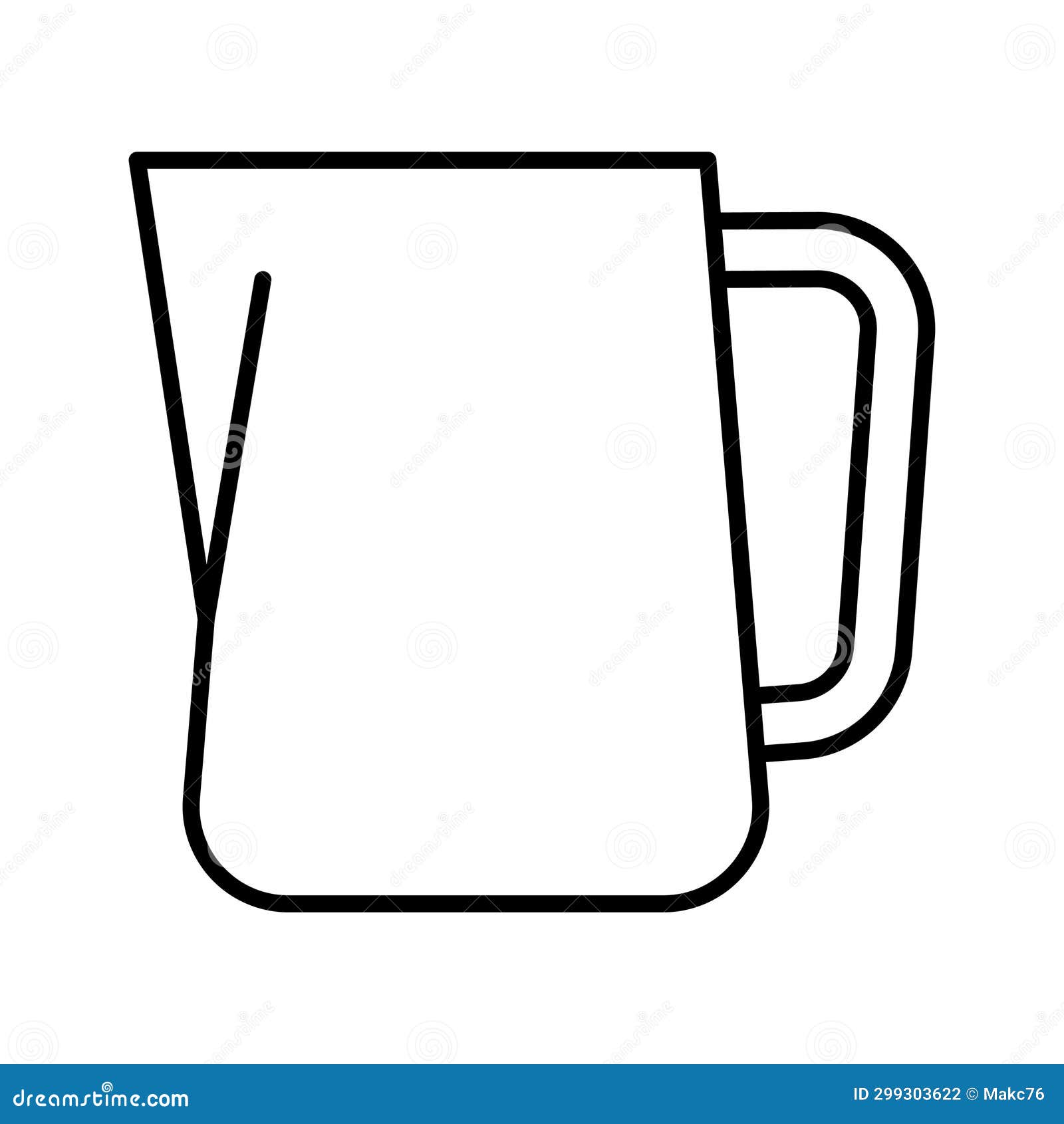 Barista Pitcher, Milk Jug. Making Coffee Process Stock Illustration ...