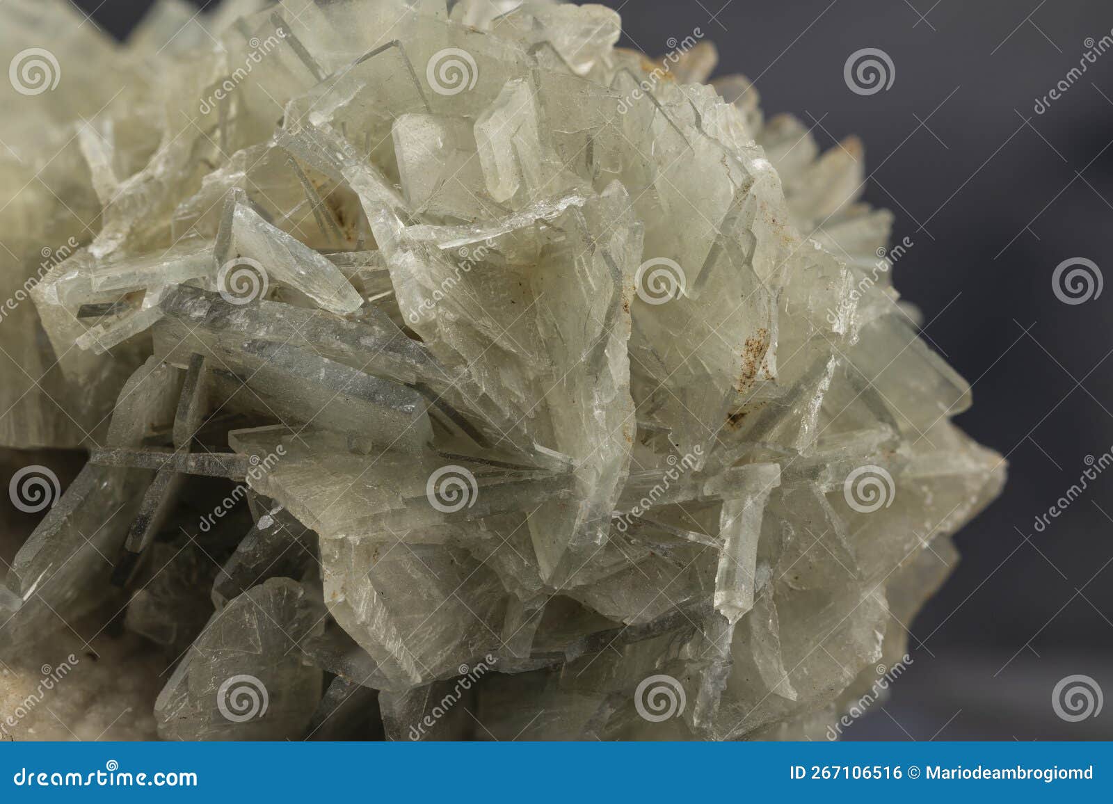 Barite Mineral Sample, Macro Photo , Rock Image Stock Photo - Image of ...