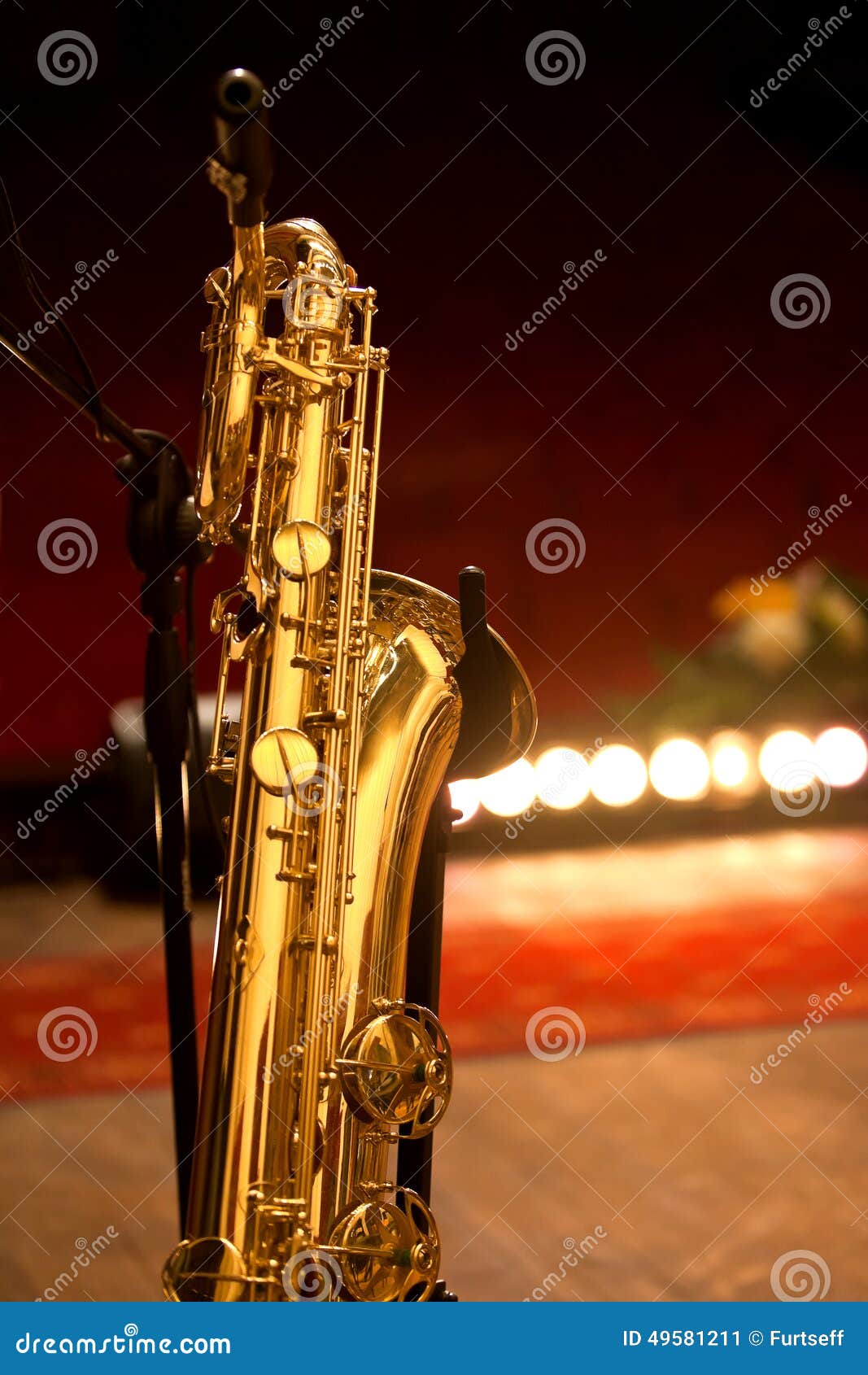 Baritone saxophone stock image. Image of grand, education - 49581211
