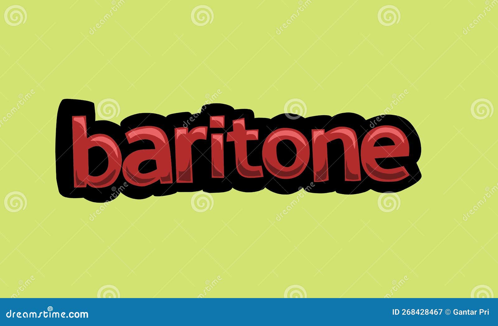 Baritone Cartoon Vector | CartoonDealer.com #2253471