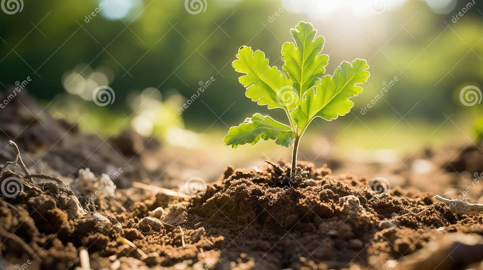 Bark oak tree sapling stock illustration. Illustration of bark - 327547658