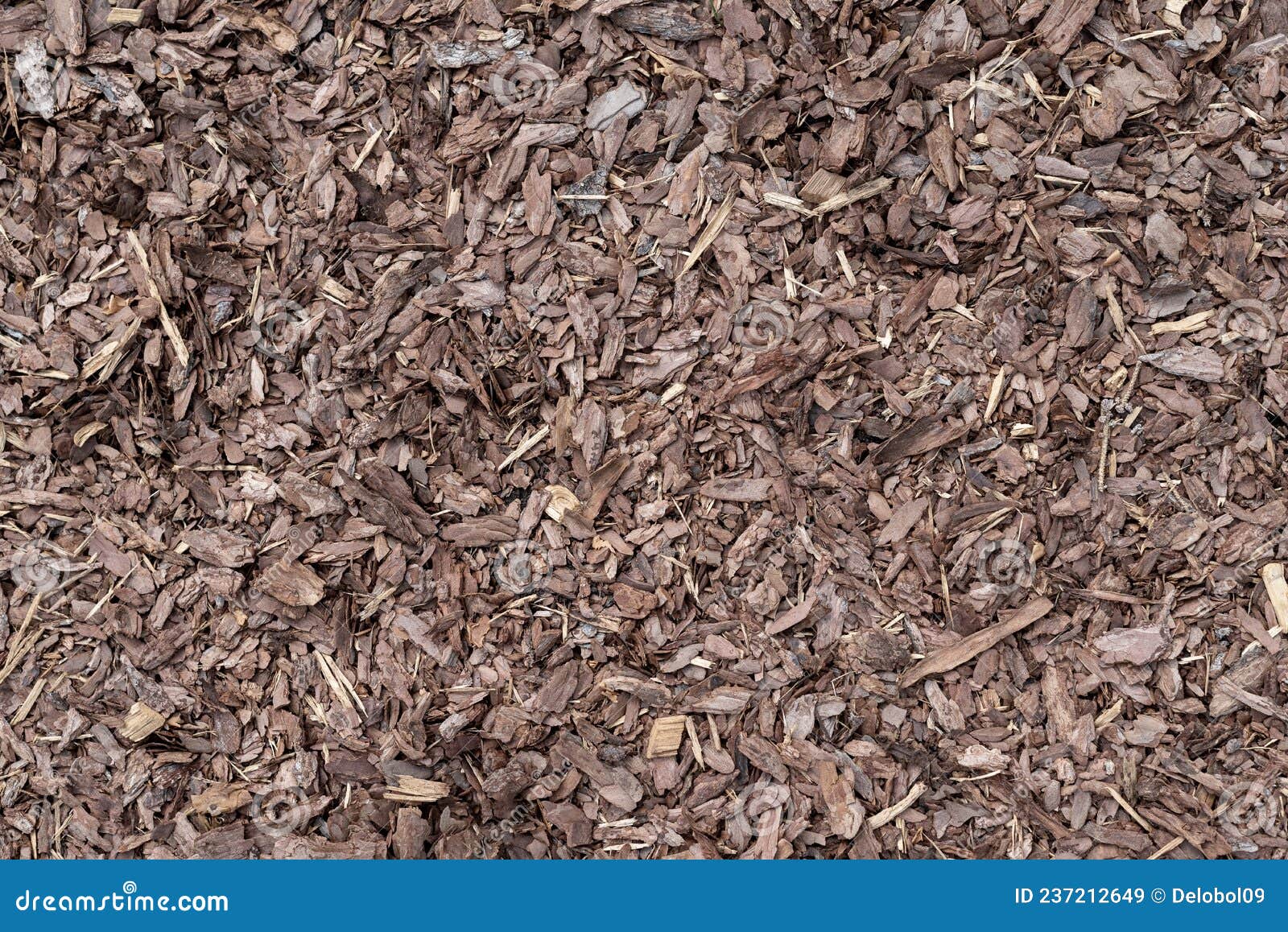 Bark and Wood Chip Pavement Texture, Top View. Stock Image - Image of ...