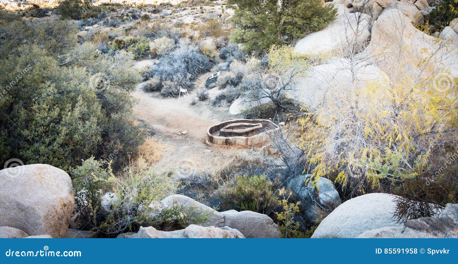 Barker Dam in Joshua Tree National Park Stock Photo - Image of ...