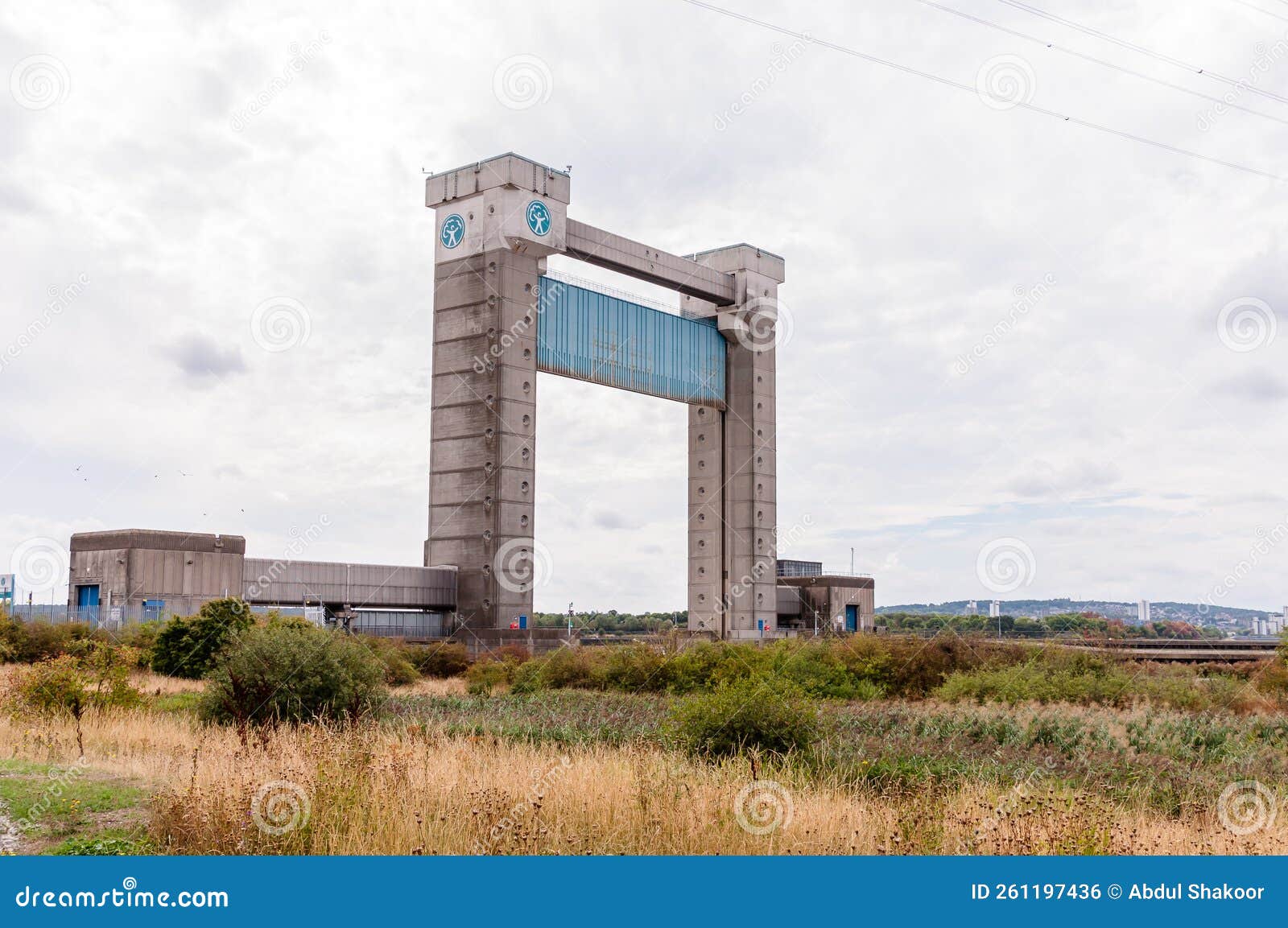 Barking Creek Barrier a Flood Barrier Editorial Photo - Image of ...