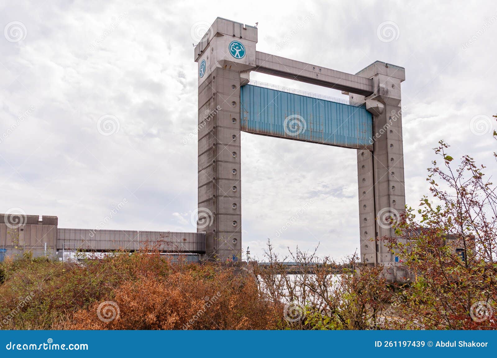 Barking Creek Barrier a Flood Barrier Editorial Stock Image - Image of ...